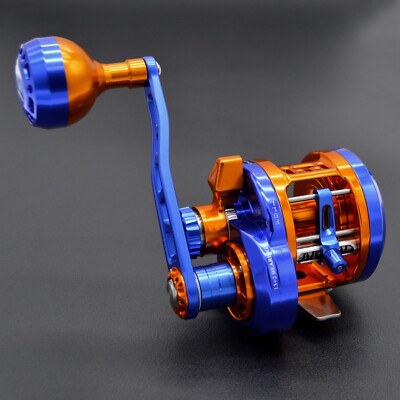 Jigging Fishing Lever Drag Conventional Reel 6.2:1 Synchronous Level ...