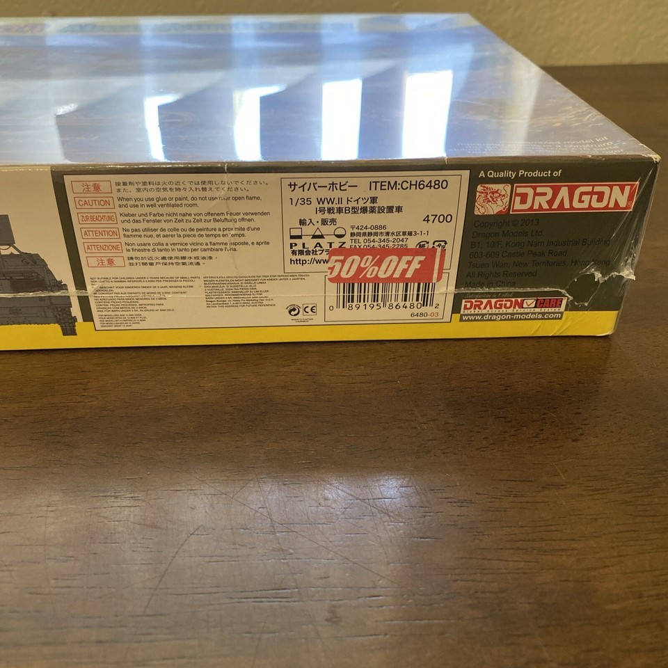 Dragon 1/35 Pz.Kpfw.1 mit Abwurfvorrichtung (Smart Kit) #6480 NEW US ...