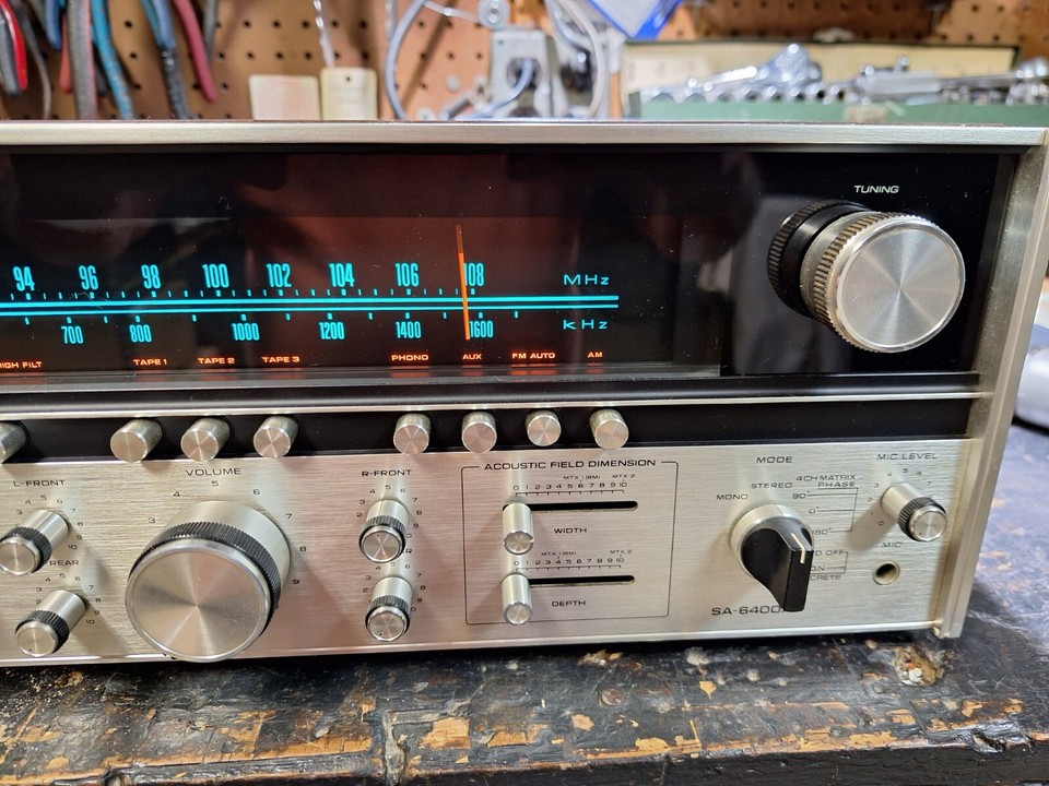 Technics by Panasonic SA-6400X Quad Working, Recapped and Tested/EX | eBay