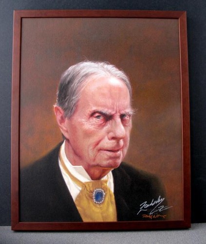 Zacherley Portrait Canvas Art Print - Signed Daniel Horne & Zach Cool ...