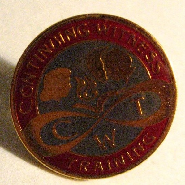 Continuing Witness Training Lapel Pin - Vintage Baptist Church ...