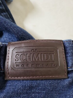C. E. Schmidt Workwear Jeans Men’s(msr 38"x29")Blue Denim Straight Leg ...