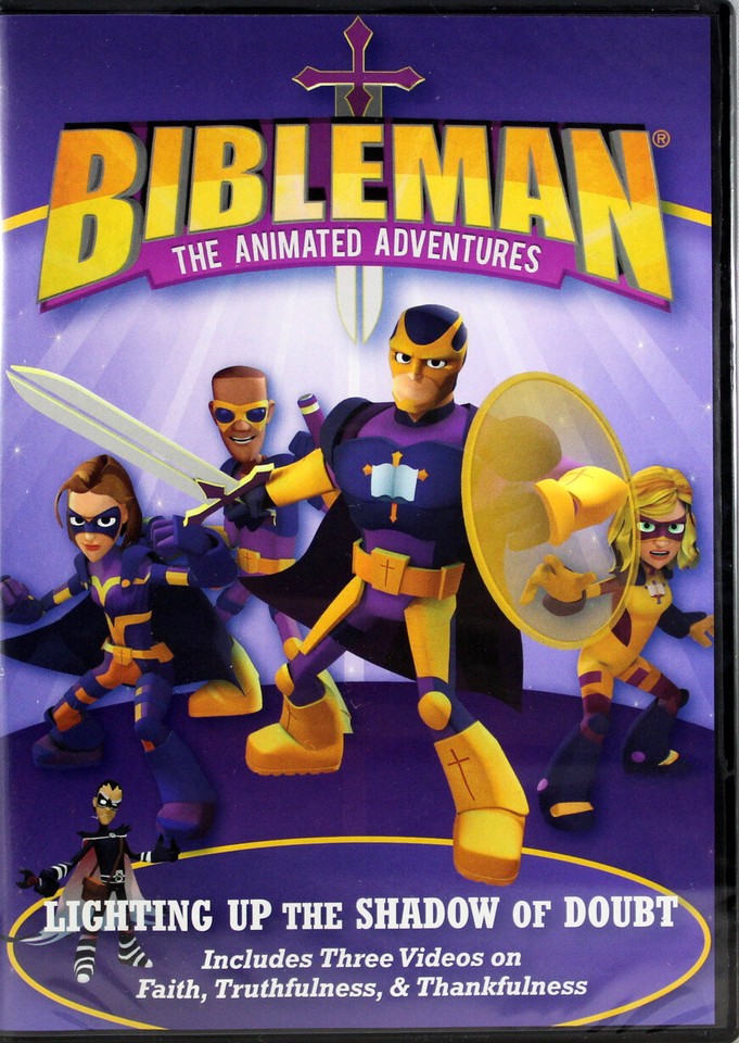 Bibleman Animated Adventures 7 SET NEW DVDs Kids Learn Biblical Verses ...