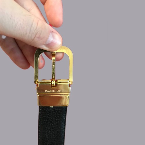 Vintage Pierre Balmain Black Leather Belt Made in Italy | eBay