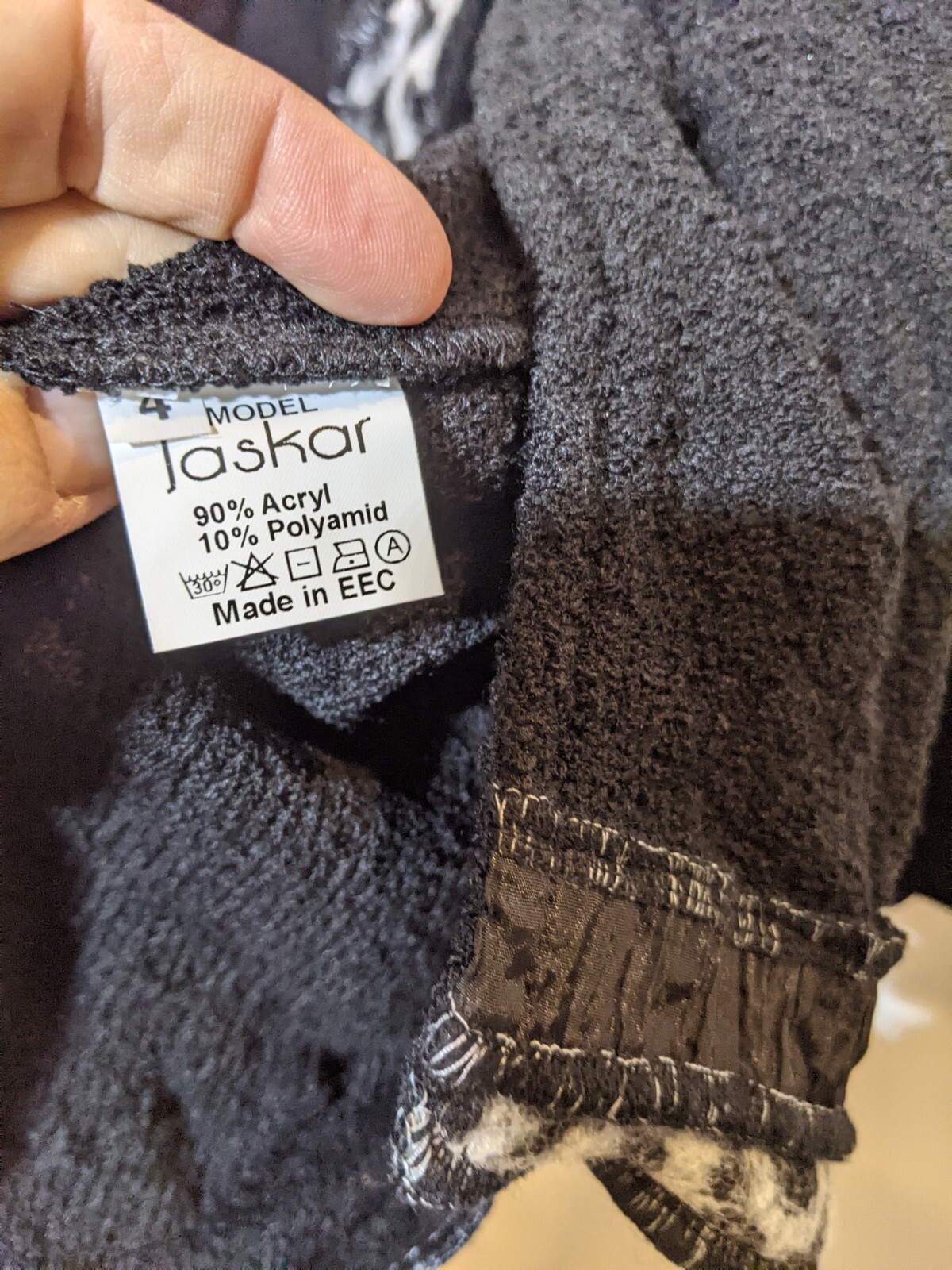 Jaskar 5812 Black Artsy Asymmetrical Cardigan NWT LARGE | eBay