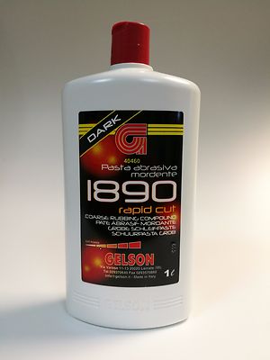 PASTA ABRASIVA MORDENTE GELSON 1890 RAPID CUT NERO 40460 LUCIDATURA ...