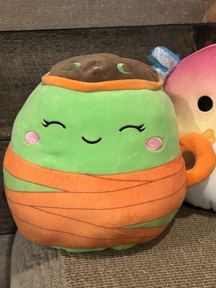 Lot of 2 Squishmallows Flip Ables Kellytoy 8” Plush Hot chocolate ...