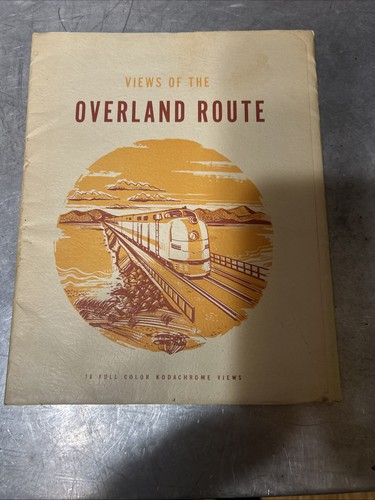 1940s "Views of the Overland Route" Southern Pacific Railway 16 Full ...
