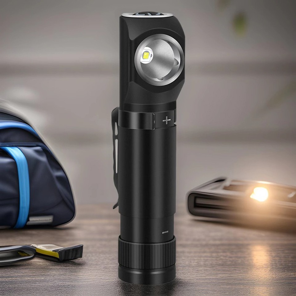 Magnetic Rechargeable Flashlight with 5 Lighting Modes for Outdoor Work ...