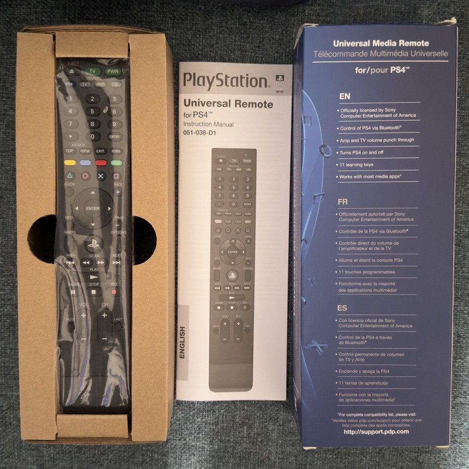 PDP Universal Media Remote for Sony PS4 PlayStation 4 – Boxed | eBay UK