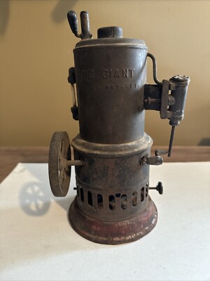 Vintage Big Giant Steam Engine - Untested , Please Look At All Photos ...