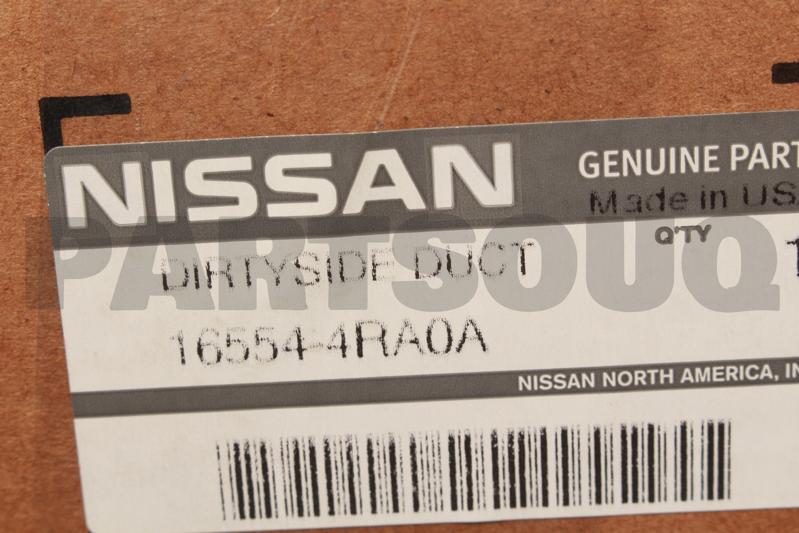 165544RA0A Genuine Nissan AIR DUCT 16554-4RA0A | eBay
