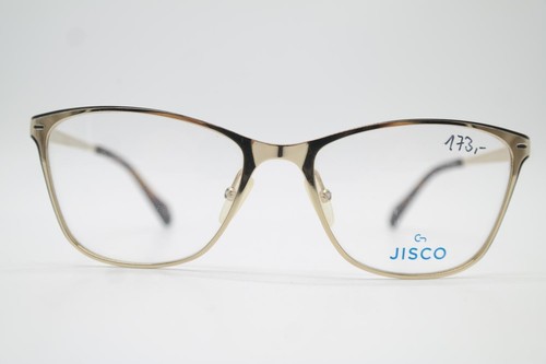 Glasses Jisco Verd GD Gold Black Oval Frames Eyeglasses New | eBay ...