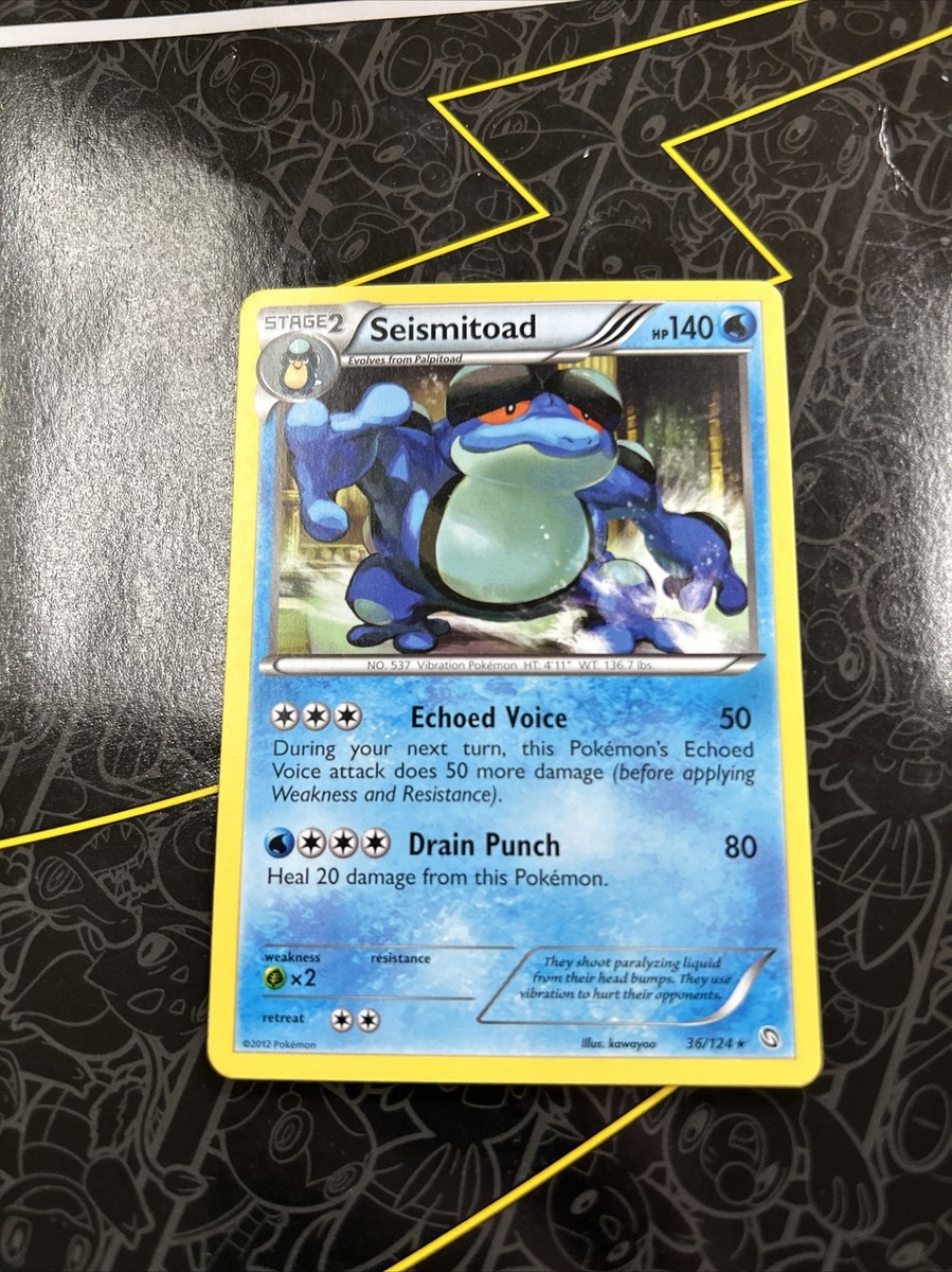 Pokemon Seismitoad Weakness