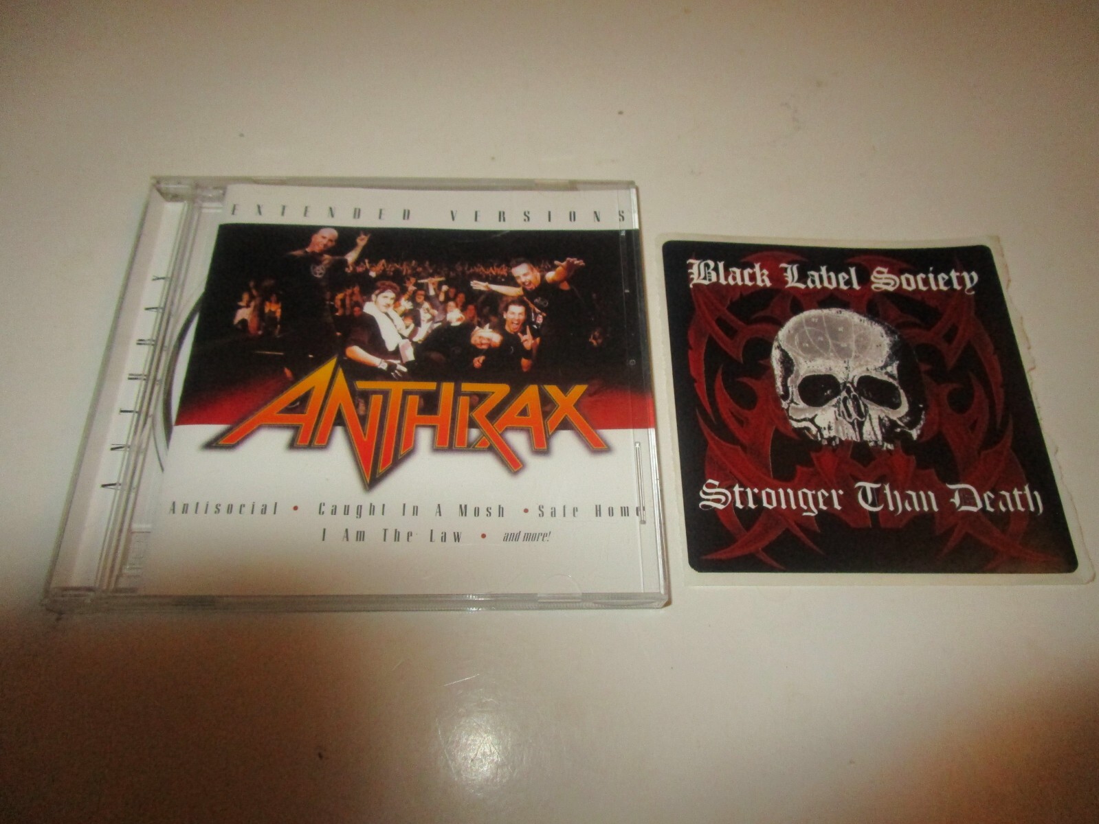 Anthrax*EXTENDED VERSIONS*CD Mar-2007, SONY MUSIC (A 706219) DISC IS EX ...