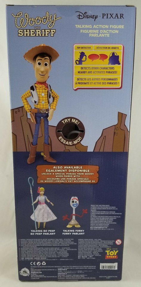 Disney Store Toy Story Interactive Talking Woody Pull String Doll Action Figure | eBay