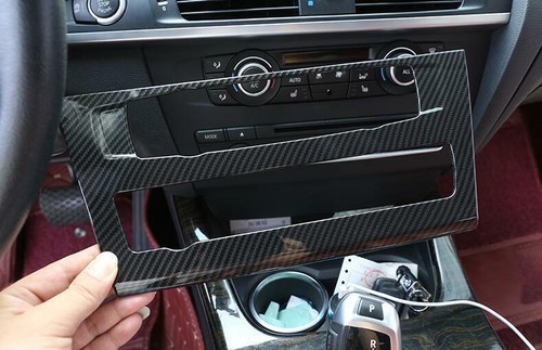 For BMW X3 F25 X4 F26 11-2017 Carbon Fiber Console AC Switch Control ...