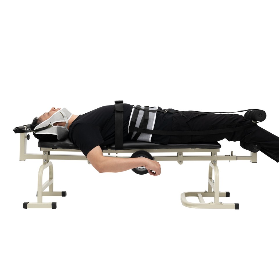 Cervical Spine Stretcher Traction Bed Lumbar Relief Decompression ...