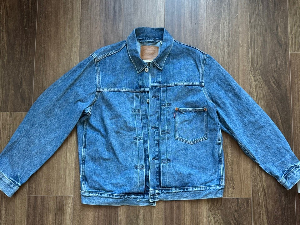 Levi's Men's Type I Denim Jacket Men’s Size L Medium Wash | eBay