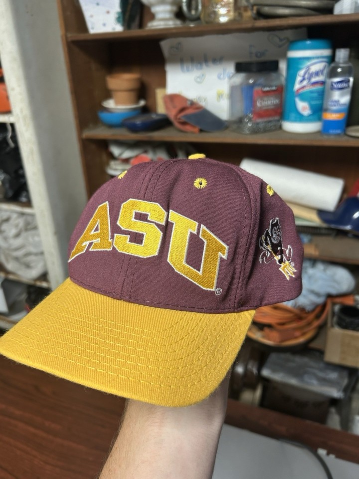 Vintage Starter ASU Arizona State University Snapback Hat Made in USA ...