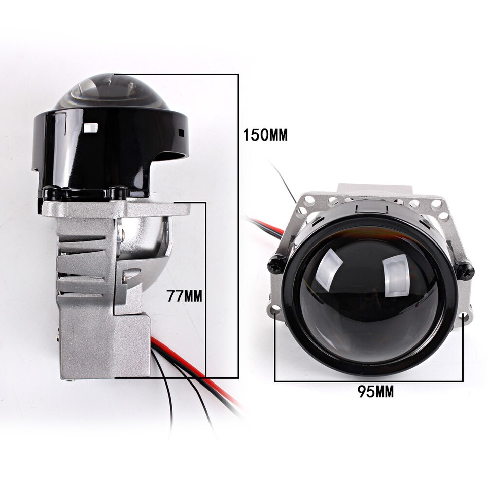 NHK Laser Bi LED Projector Len LED Headlight Double Reflector Retrofit ...