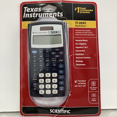 Texas Instruments TI-30XS MultiView Scientific Calculator - USED ONCE ...