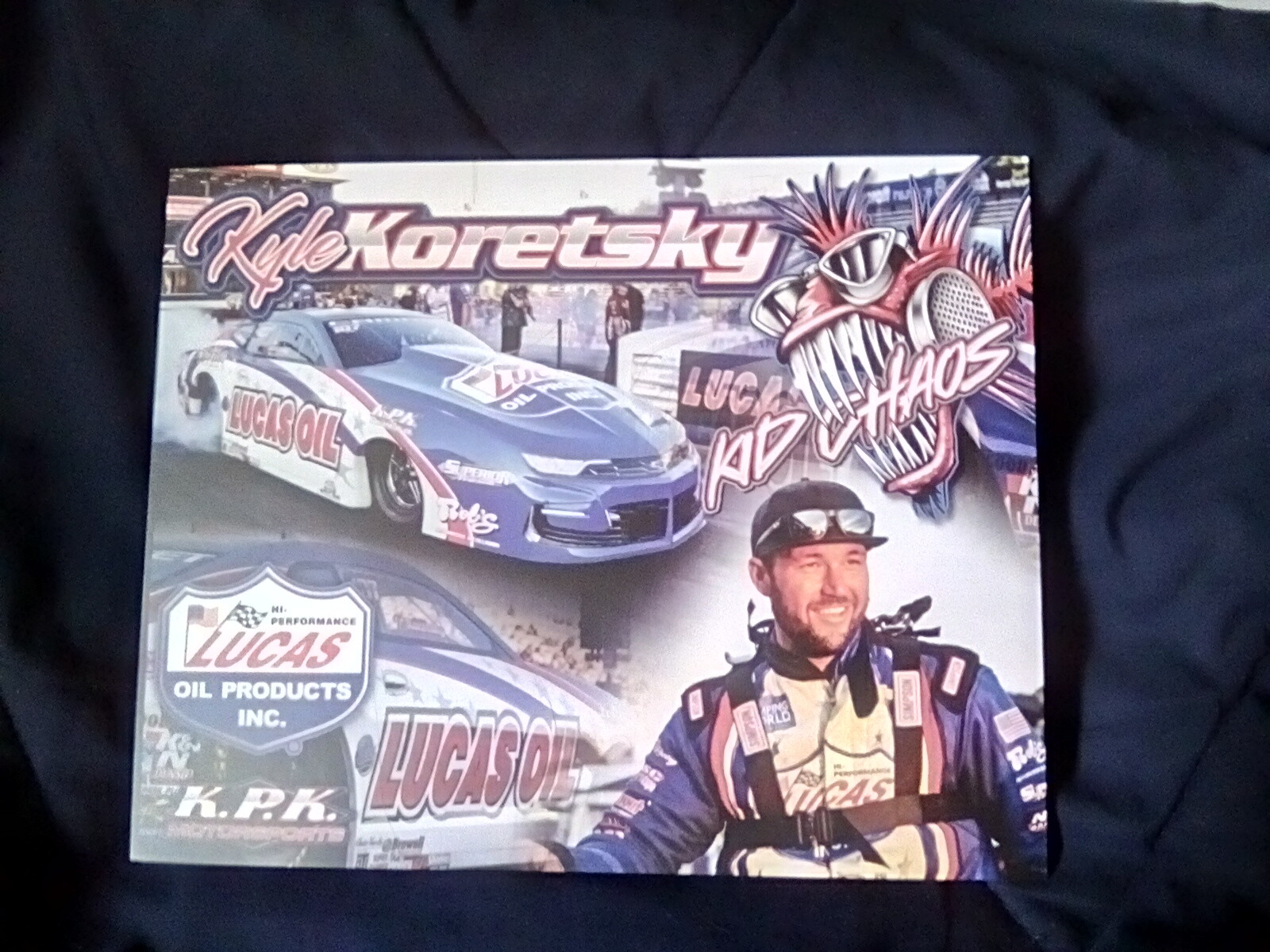 2021 KYLE KORETSKY "KID CHAOS" LUCAS OIL CHEVY CAMARO PRO STOCK NHRA ...