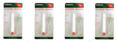 4 Packs - Clubman Pinaud Styptic Pencil Shaving Cut Stick to Stop ...