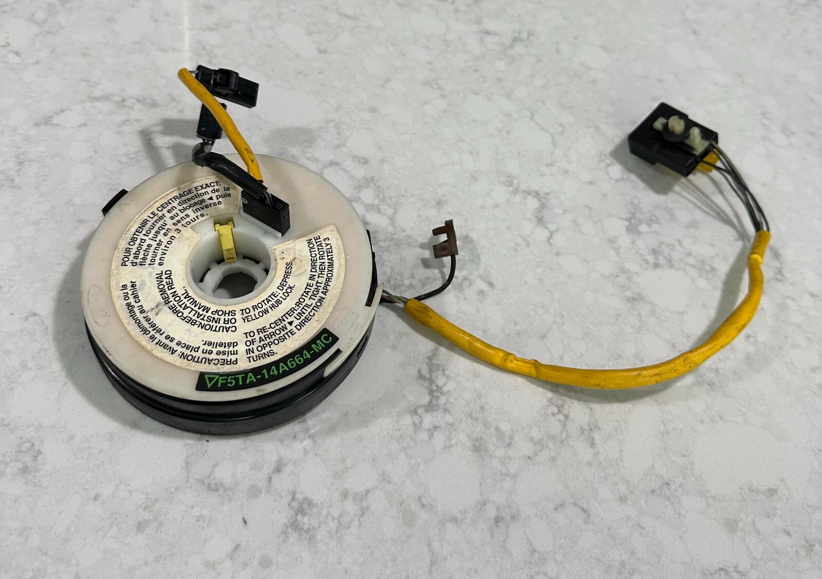 1995-1996 F150 / BRONCO 1995-1997 F250 F350 CLOCKSPRING OEM F5TA-14A664 ...