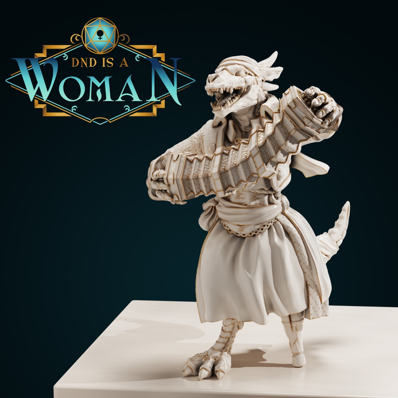 Kobold Bard - Aga | Dungeons and Dragons Miniature D&D | DnD is a Woman ...