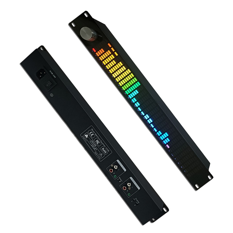 31-Bands Music Spectrum Display Dual Channel 15-Bands Digital Equalizer ...