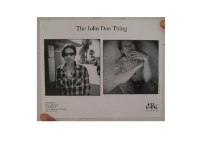 The John Doe Thing Press Kit Photo X | eBay