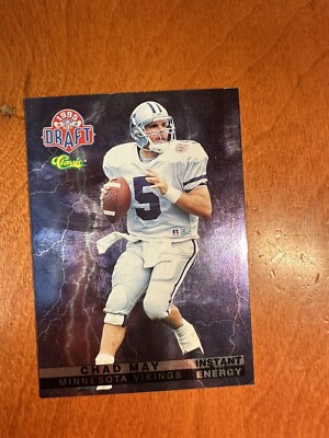 1995 Classic NFL Rookies Instant Energy #IE11 Chad May RC Minnesota ...