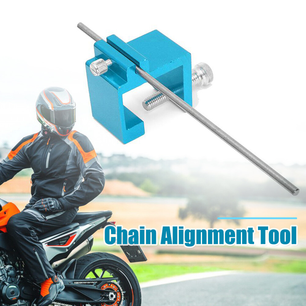 Motorcycle Chain Adjusting Alignment Tool Heavy Duty MX ATV Repair ...
