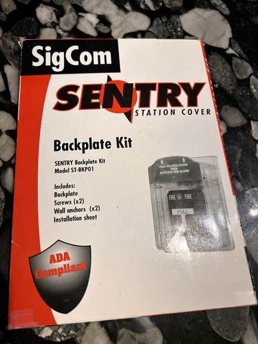 SIGCOM SENTRY PULL STATION COVER BACKPLATE KIT ST-BKP01 | eBay
