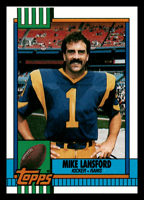 1990 Topps Mike Lansford Los Angeles Rams #76 Centered Mint | eBay