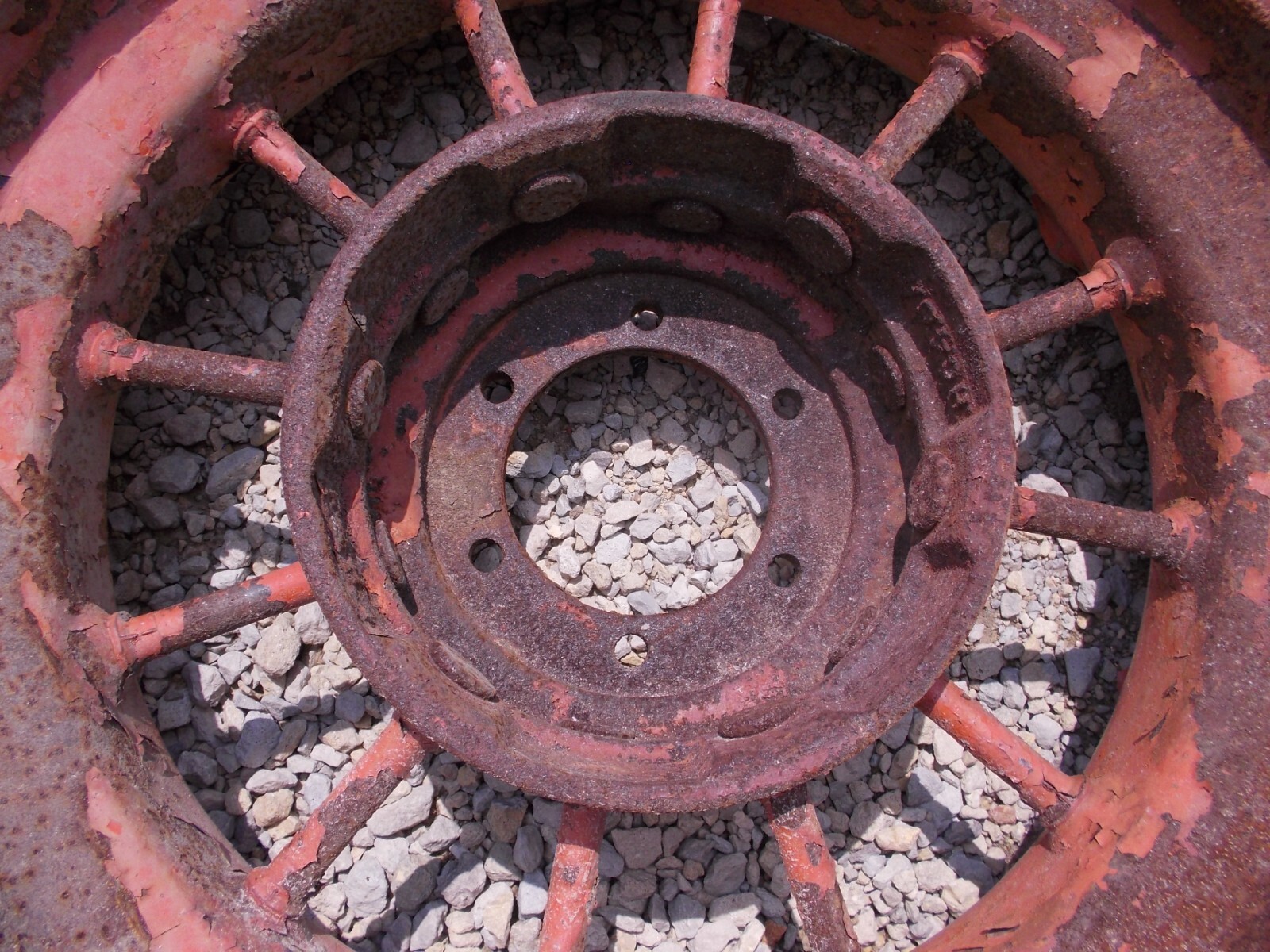 Allis Chalmers Unstyled WC AC tractor rear round spoke 8" x 26" wheel ...