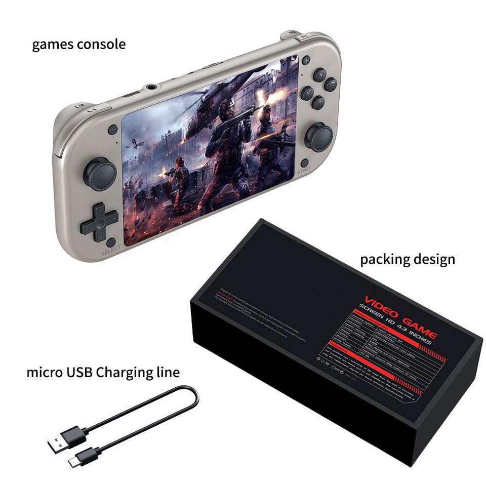 M17 Retro Game Handheld Game Console Emuelec Portable Game Console ...