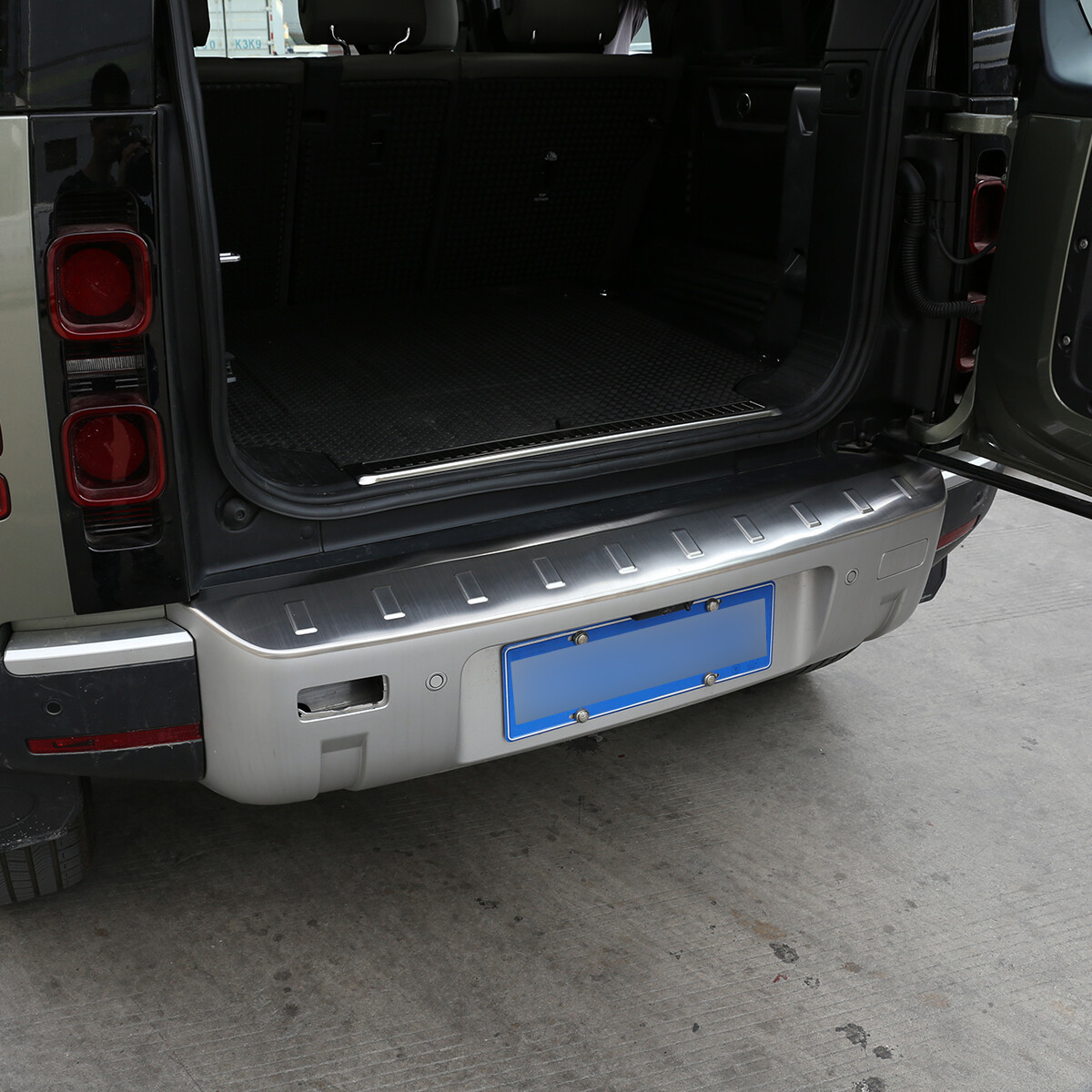 Steel Rear Protector Sill Scuff Guard Plate Trim For Land Rover ...