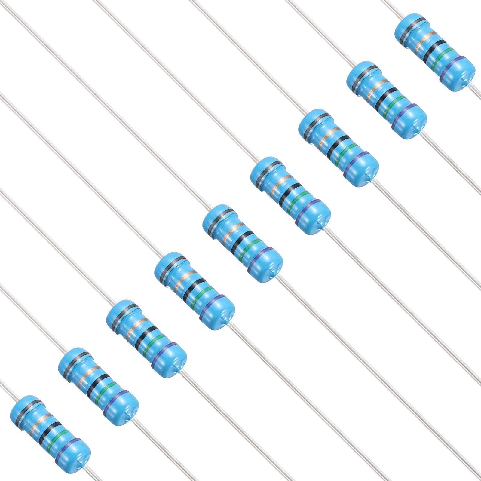 75 Ohm Resistor, 50Pcs 1W Metal Film Fixed Resistor 1% Tolerance | eBay