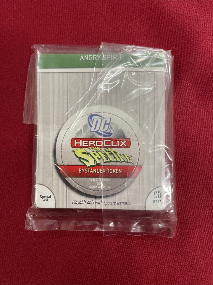 DC HeroClix The Spectre Bystander Token Angry Spirit Cards | eBay