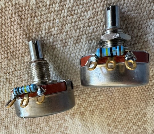 2 Pk PEC KA1051S24 1 Meg Audio Potentiometer Modified + 1 Meg Resistor ...