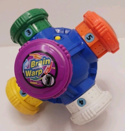 Vintage 1996 Tiger Electronics Brain Warp Electronic Talking Game Works ...