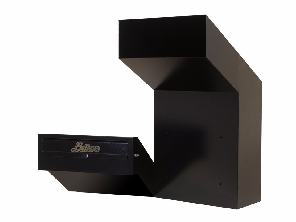 Through the Wall Rolle Letterbox with Telescopic Lockable Steel Mail ...