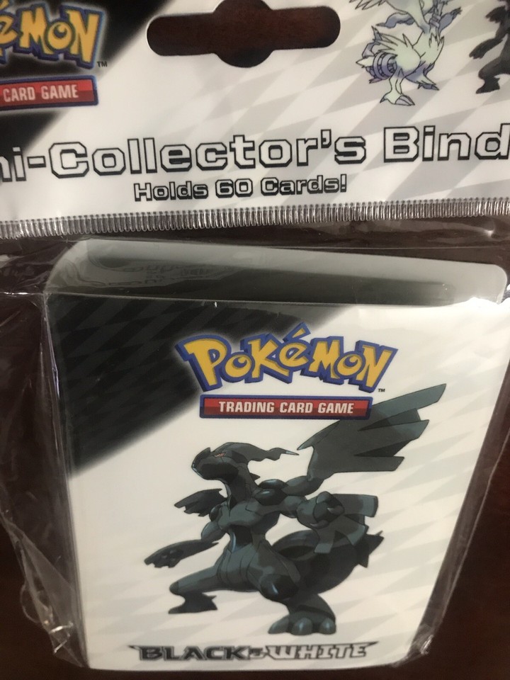 Pokemon 60 Card Album (New-Black & White) Holder | eBay