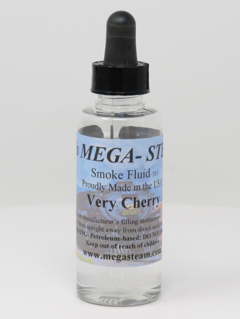 JT MEGA STEAM VERY CHERRY SCENTED SMOKE FLUID 2 OZ LIONEL MTH O HO N G ...