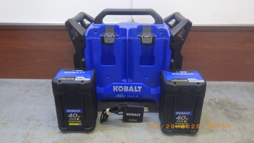 KOBALT K40 1800 WATT POWER STATION W/2 40V 6.0AH BATTERIES+OG CHARGE ...