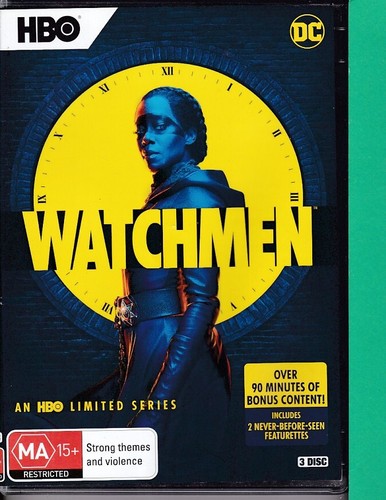 Watchmen (DVD, 2019, 3 Disc Set, Region 4) HBO Limited Series : Regina ...