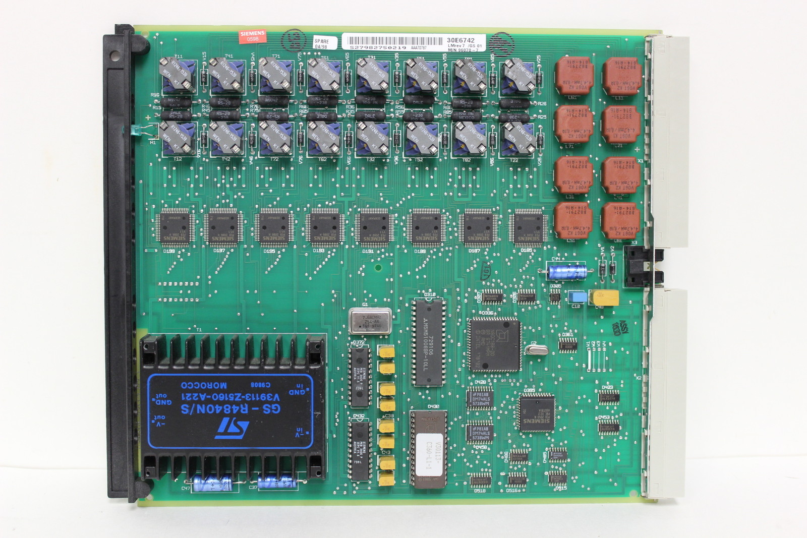 SIEMENS S30810 Q2117 X000 7 SLMS BOARD ROLM 9751 30E6742 96070-7 | eBay