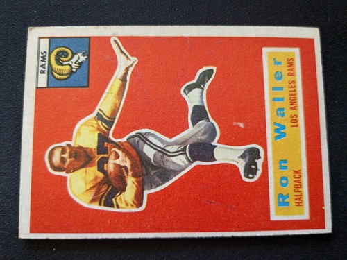 1956 Topps Football Card # 102 Ron Waller - Los Angeles Rams (VG/EX) | eBay
